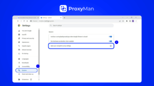 How to Change Proxy Settings in Chrome - Proxy-Man Blog